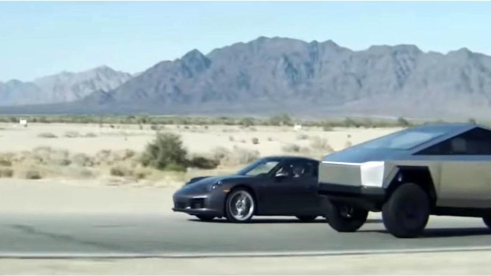 To Tesla Cybertruck είναι πιο γρήγορο από μία Porsche 911 (Video ...