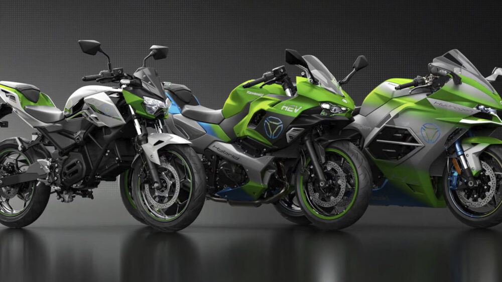 Οι νέες μοτοσικλέτες της Kawasaki είναι ηλεκτρικές και με υδρογόνο ...